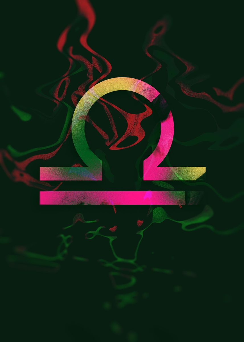 'Libra' Poster, picture, metal print, paint by Xi Mo | Displate