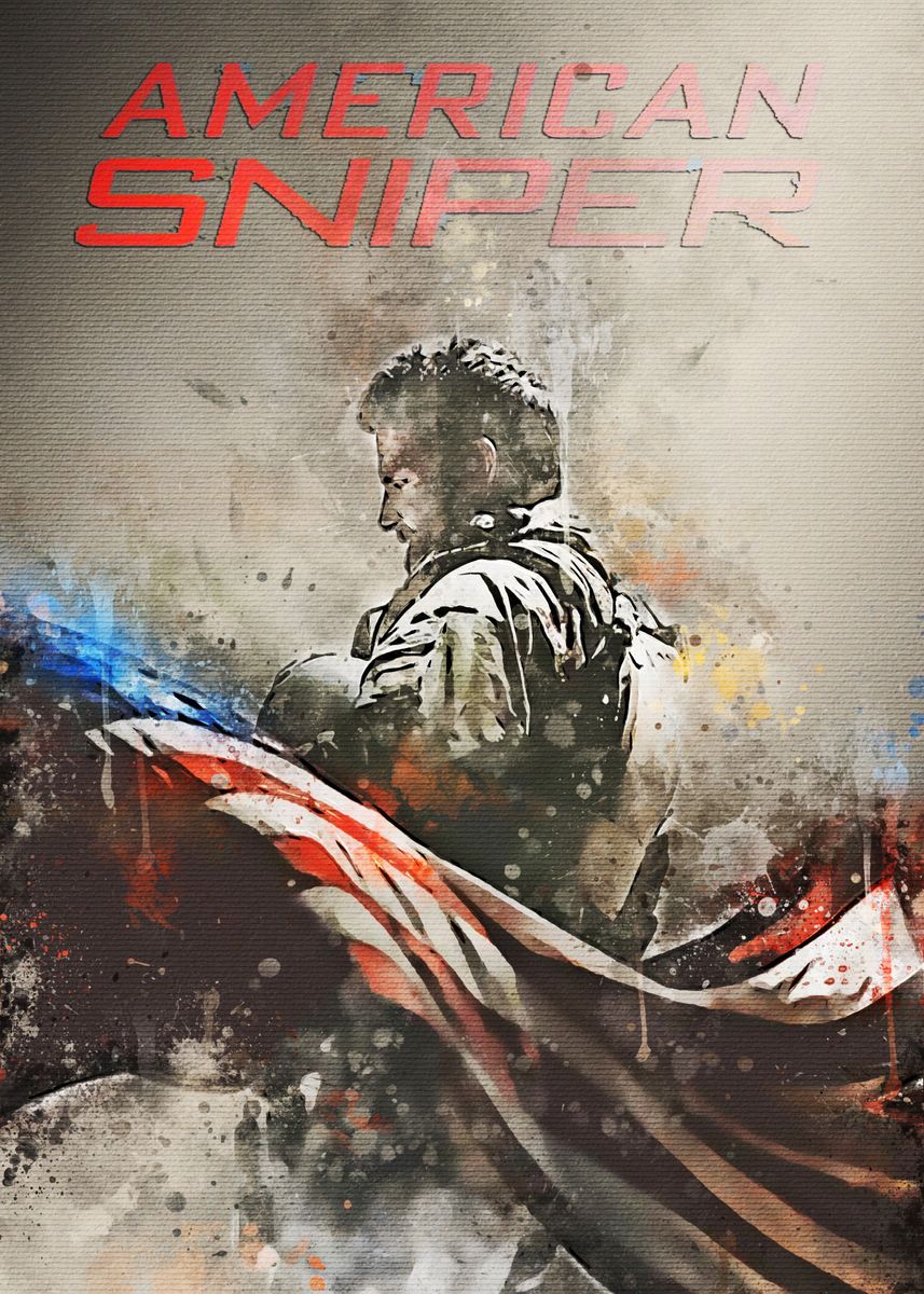 'American Sniper Poster' Poster by Muhammad Irsan | Displate