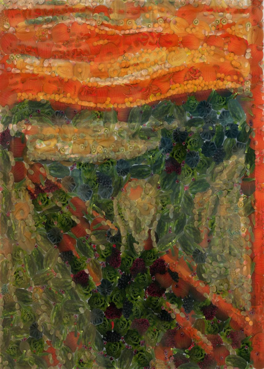 'The Avocado Scream Munch' Poster, picture, metal print, paint by ...