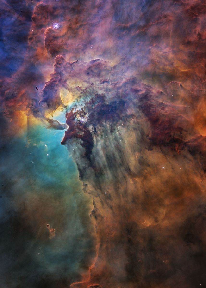 'Outer Space 01' Poster by Aloke Design | Displate