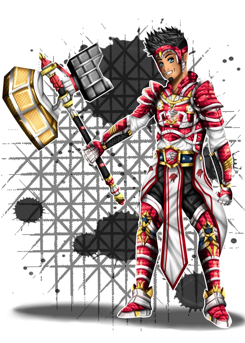 'Aaron De Leon' Poster, picture, metal print, paint by Isaac Jose ...