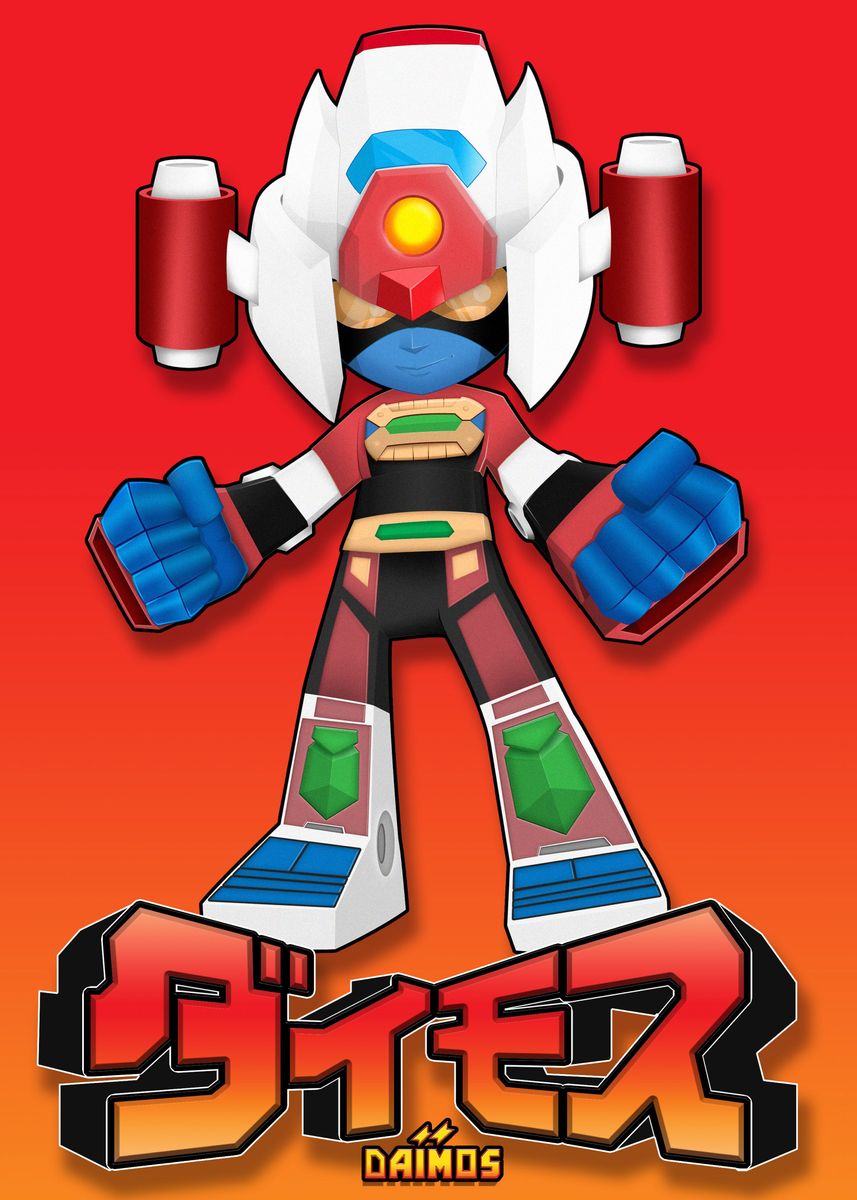 'And Now Daimos' Poster, picture, metal print, paint by Richard ...