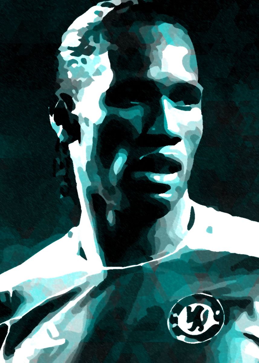 'Didier Drogba' Poster, picture, metal print, paint by Joseck kiberenge ...