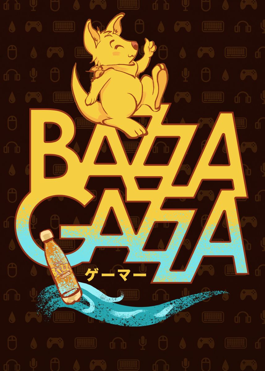 'BazzaGazza' Poster, picture, metal print, paint by Bazza Gazza | Displate
