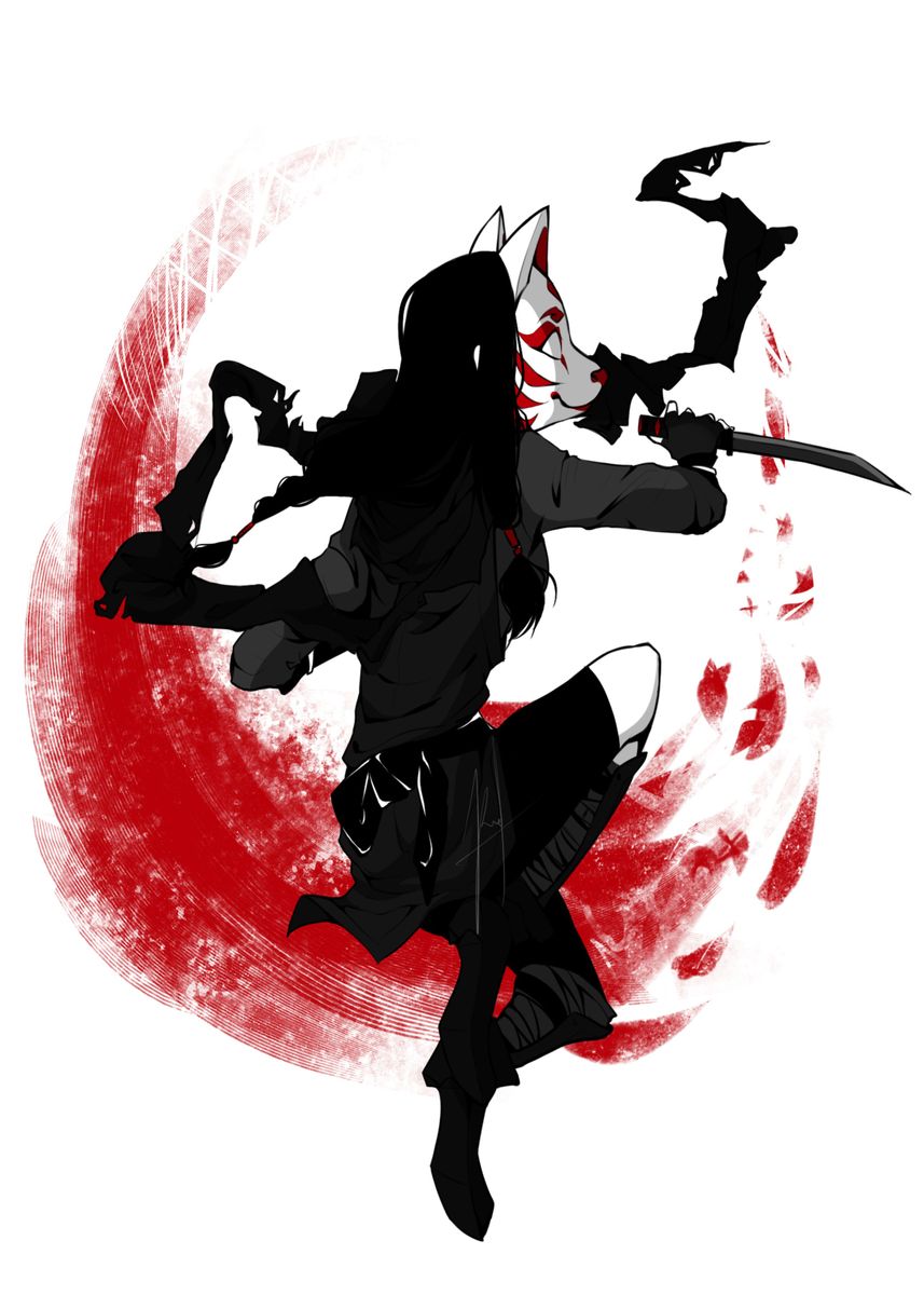 'Kitsune' Poster by Rinoa Danielle Terre | Displate