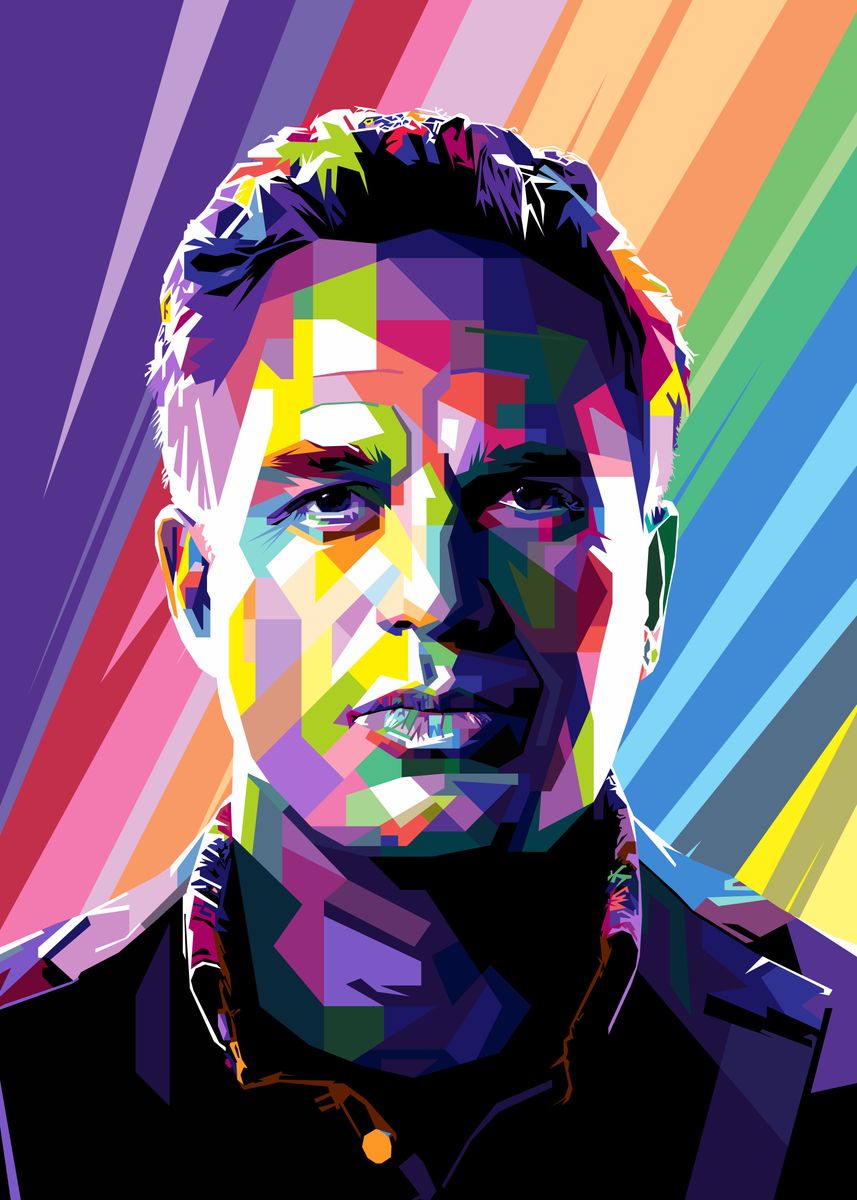 'Mark Ruffalo' Poster, picture, metal print, paint by mztgr7 | Displate