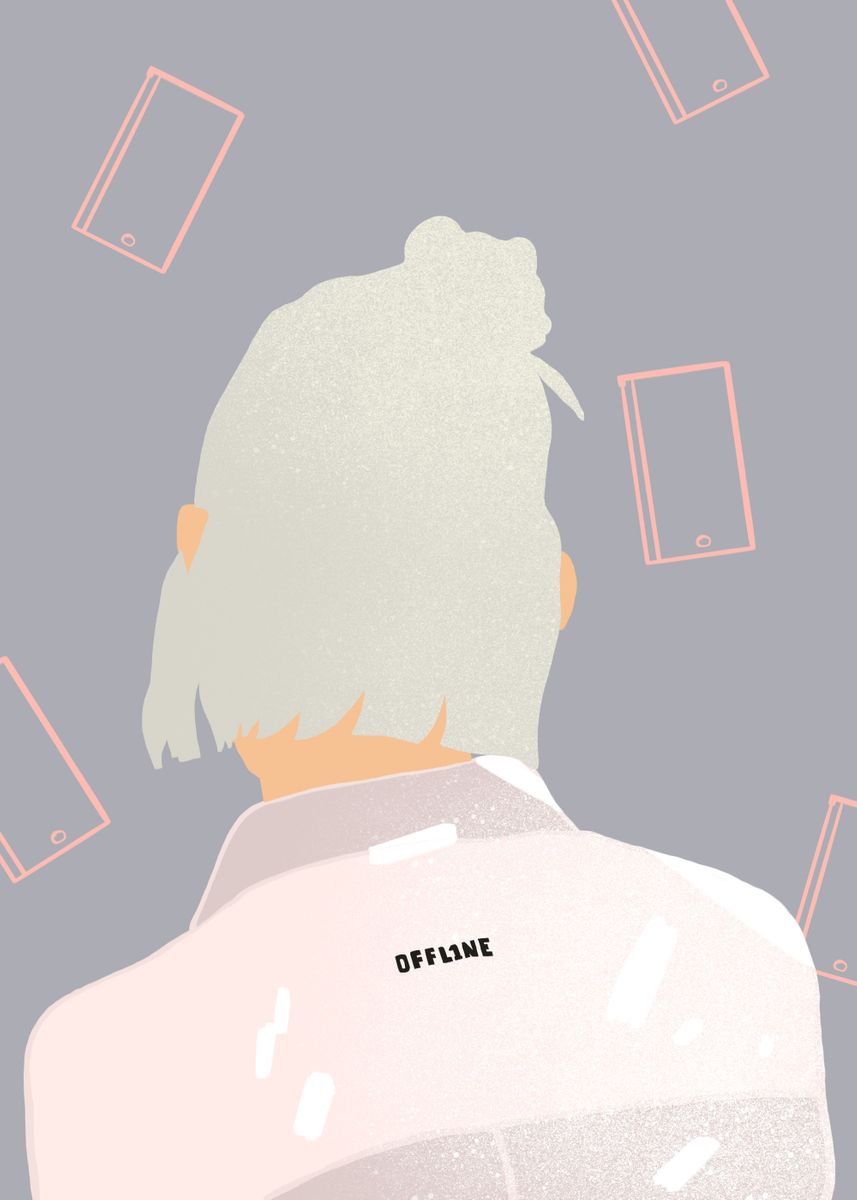 '0ffl1ne' Poster by Hannah Marsden | Displate