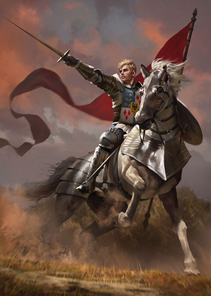 'Prince Anséis' Poster, picture, metal print, paint by GWENT | Displate