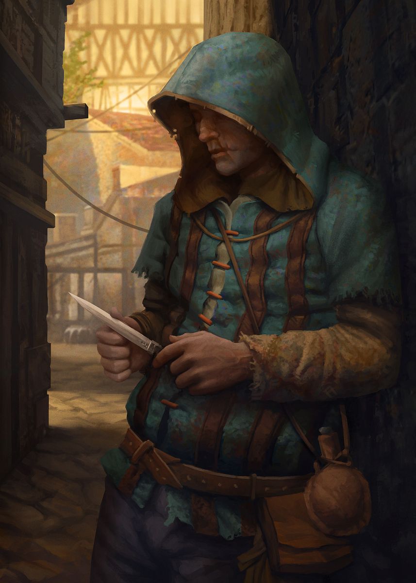 'Cutthroat' Poster, picture, metal print, paint by GWENT | Displate