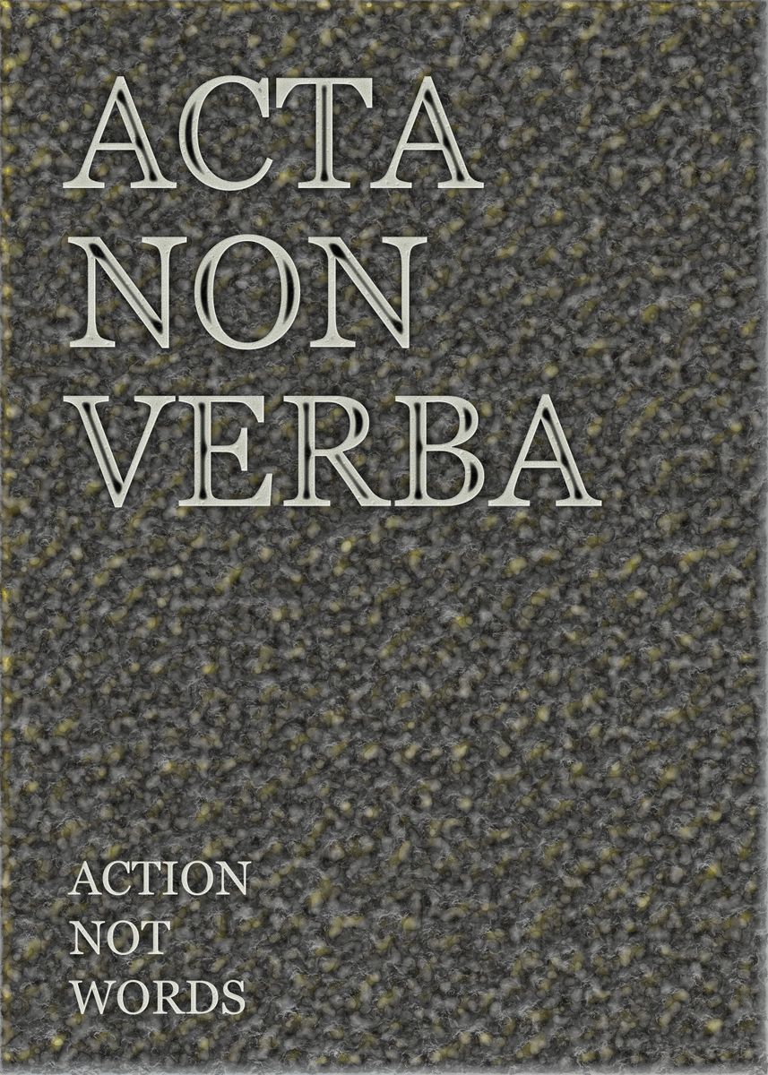 'Action Not Words' Poster by Josh B | Displate