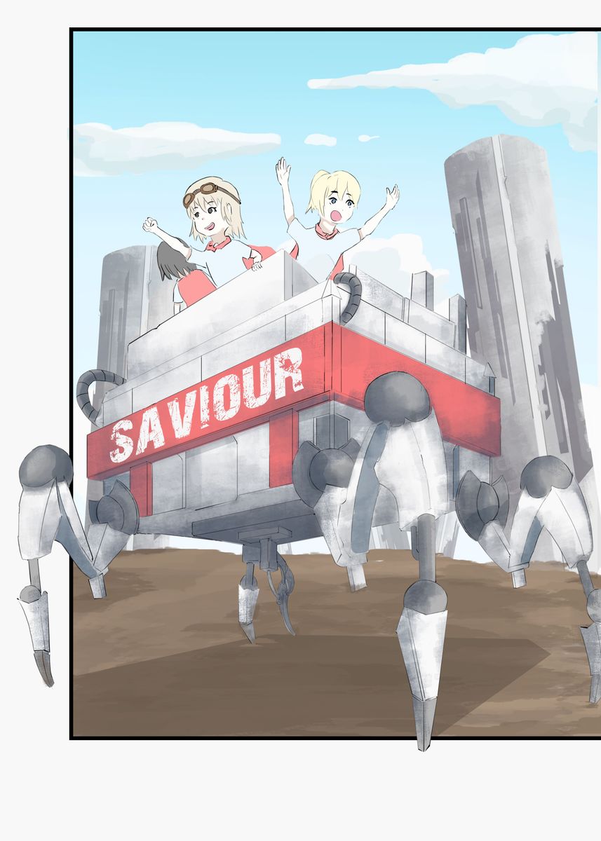 'Little Saviour' Poster by Ark! | Displate