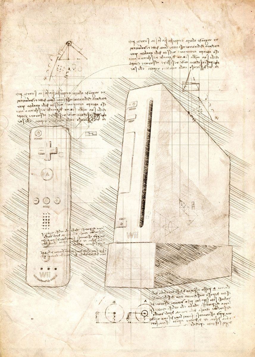 'Nintendo Wii' Poster, picture, metal print, paint by Cornel Vlad ...