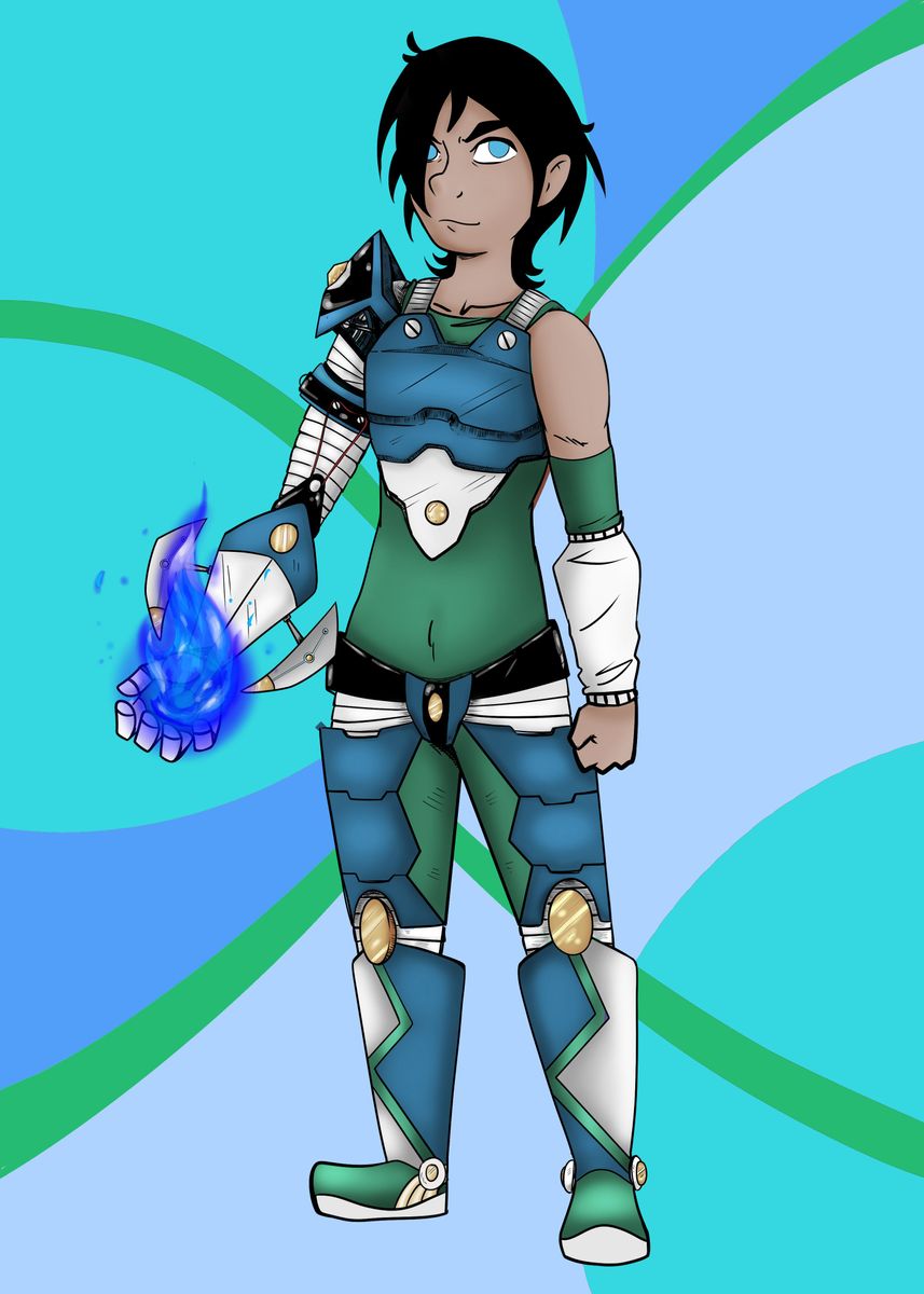 'Support Boy APR19' Poster, picture, metal print, paint by Lucía Harter ...