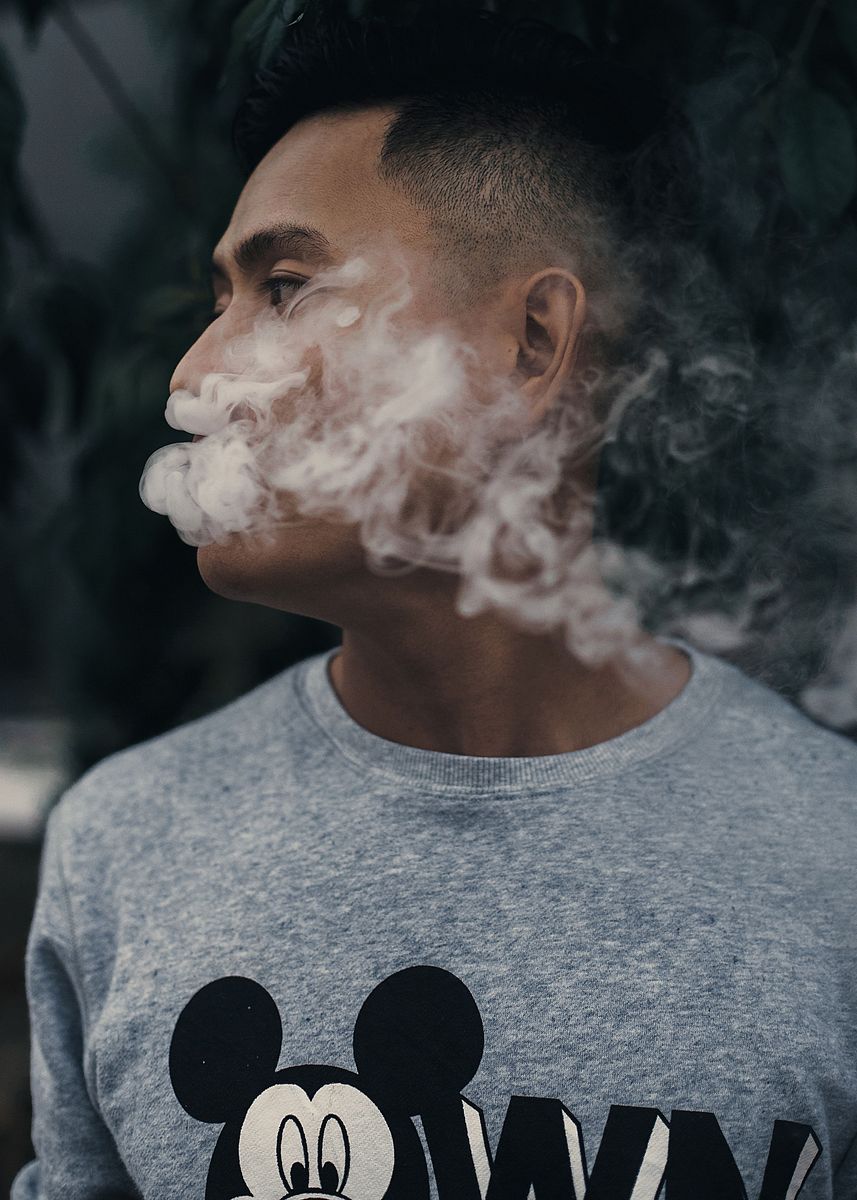 'Smoking man' Poster by Harsha Gandhare | Displate