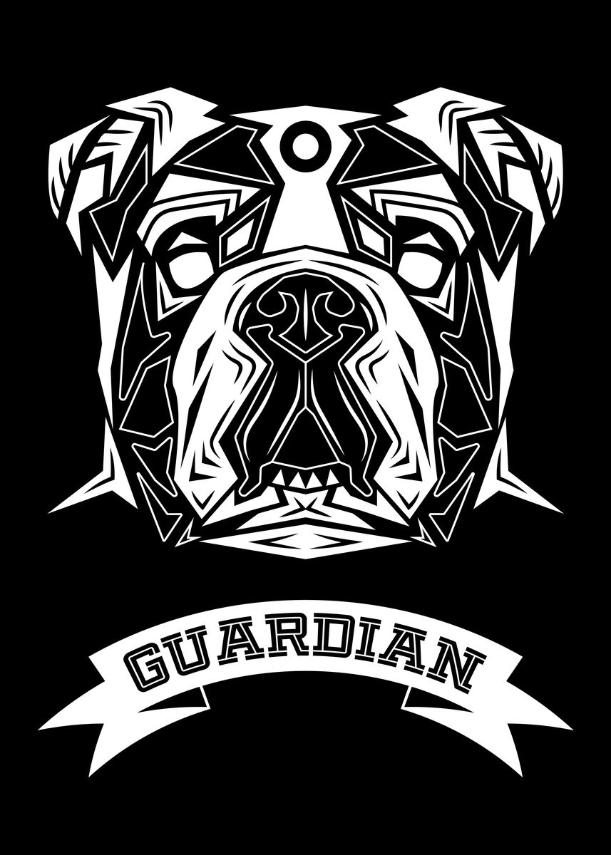 'Guardian' Poster, picture, metal print, paint by Dennis P. | Displate