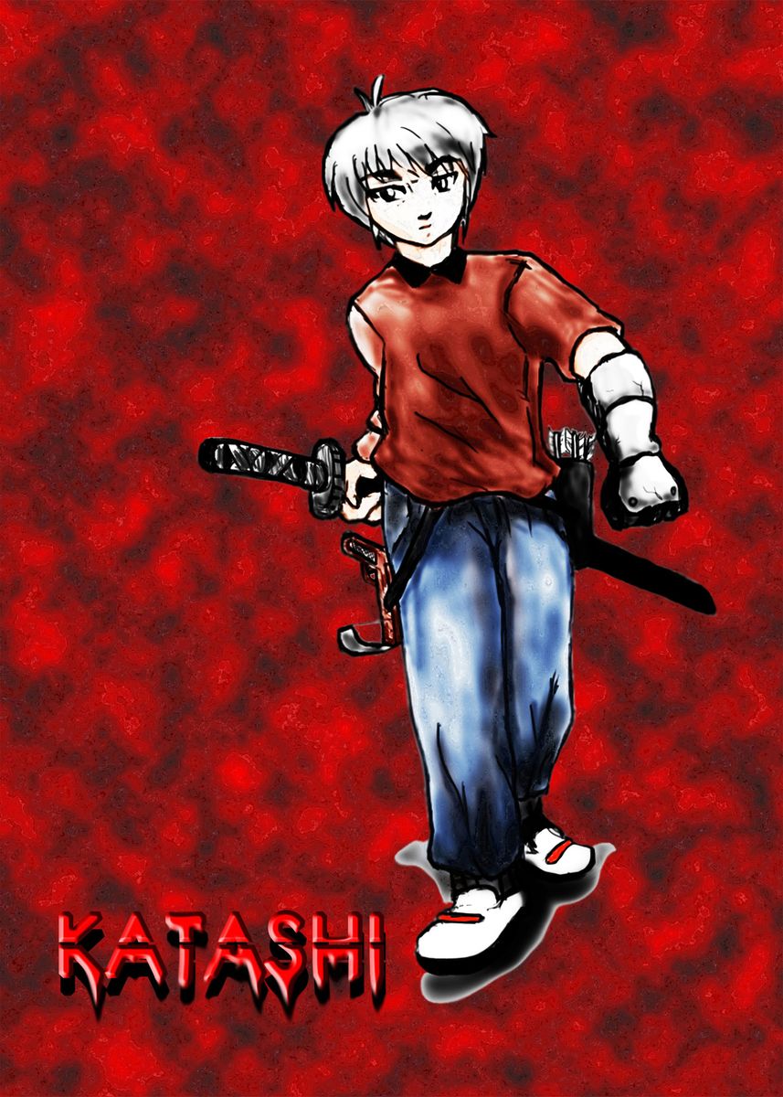 ' The Zombie Hunter Katashi' Poster by Dat's Roquero | Displate