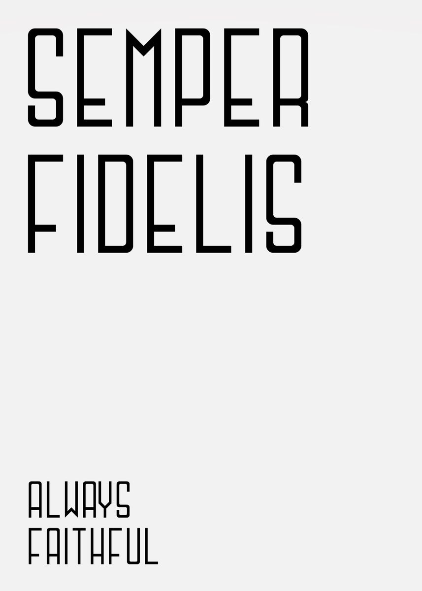 'Always Faithful' Poster by Josh B | Displate