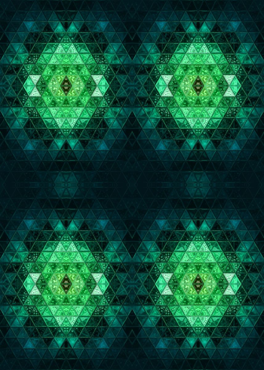 'Seven' Poster, picture, metal print, paint by Michal Dunaj | Displate