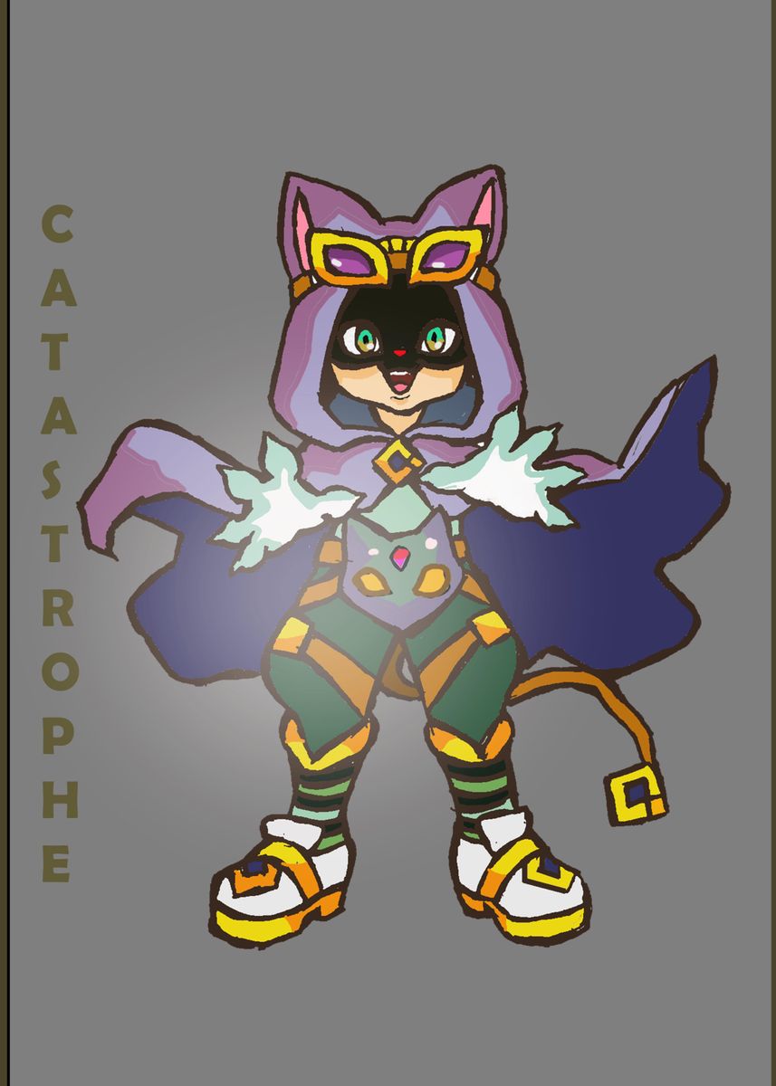 'Catastrophe ' Poster, picture, metal print, paint by Christoffer Allen ...