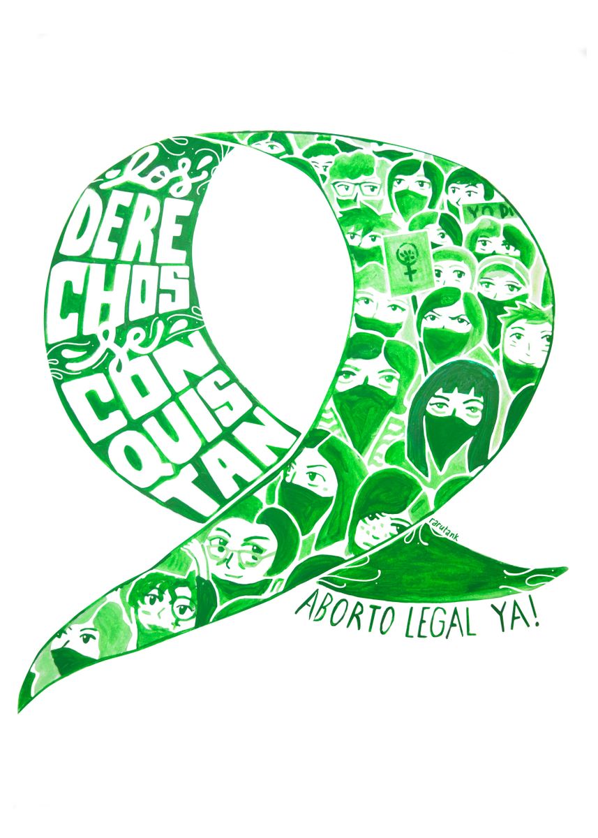 'Legal Abortion Illust' Poster, picture, metal print, paint by Carla ...