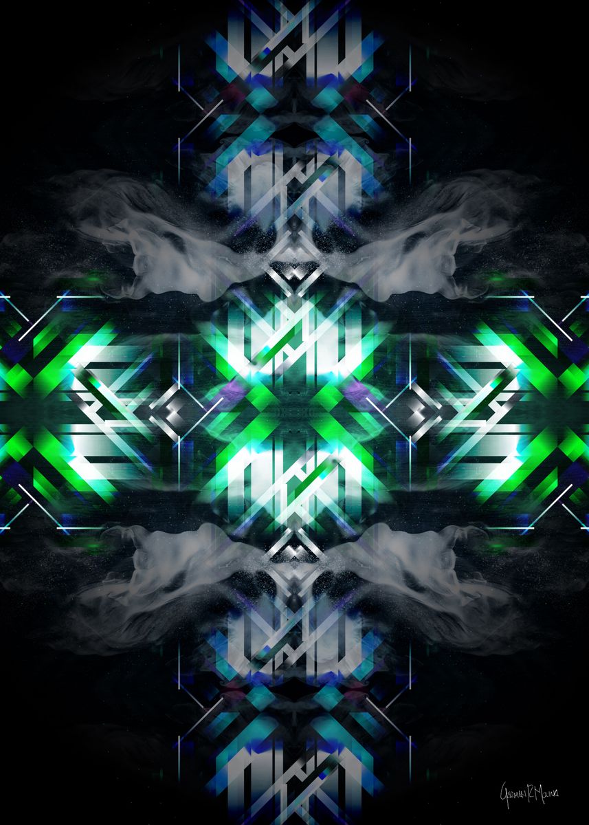 'Multiple Dimension' Poster by German Molina | Displate