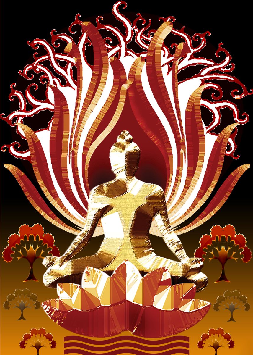 'DHYAAN' Poster by Uday Roy | Displate