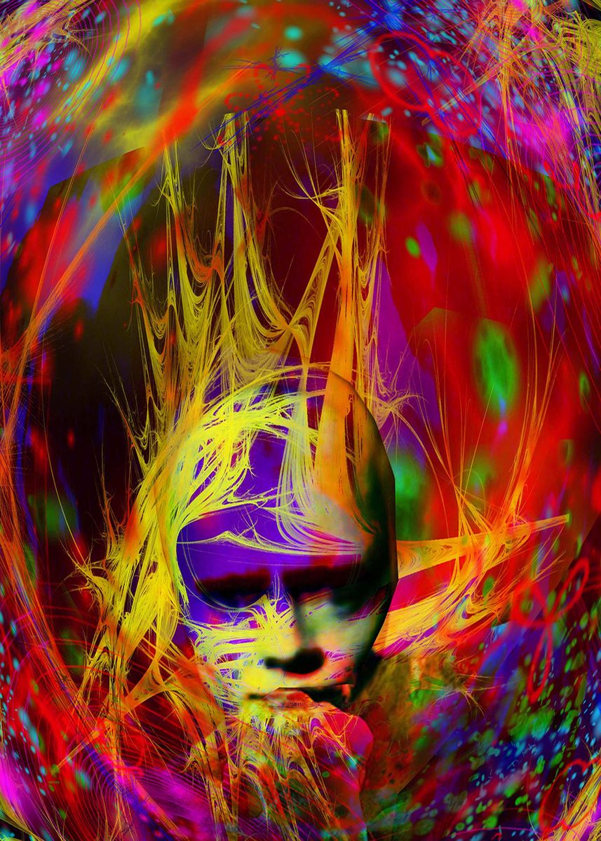 'Astral Fantasy' Poster by Matthew Lacey | Displate