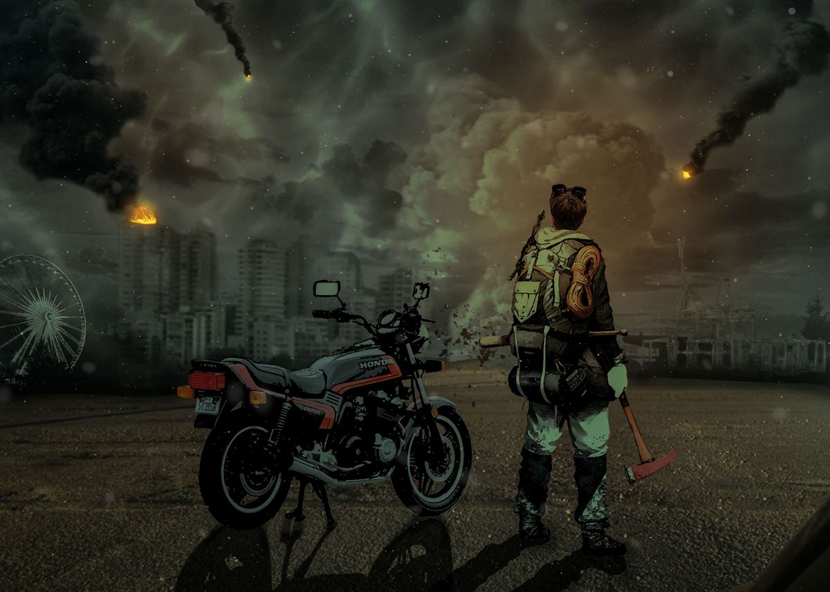 'Post Apocalypse ' Poster by Megan Lepp | Displate