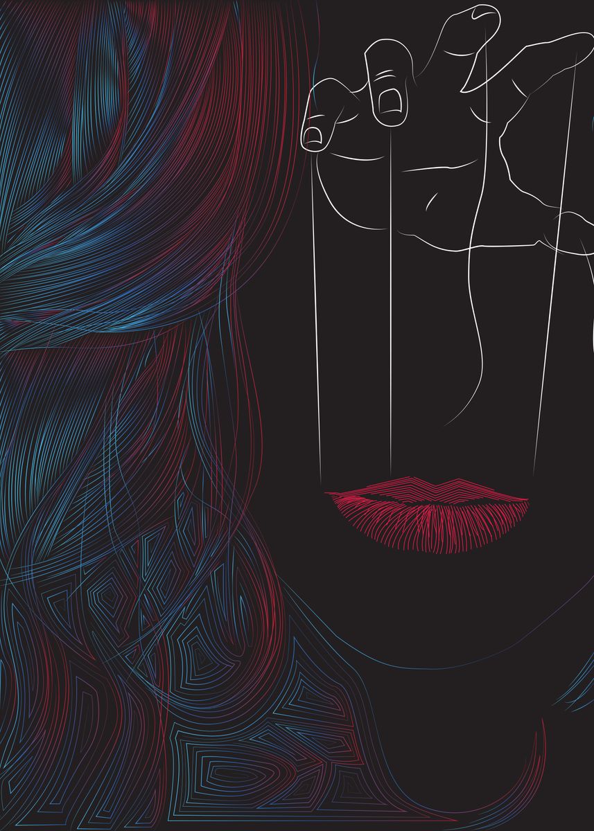 'Puppet ' Poster, picture, metal print, paint by Jay Phong | Displate