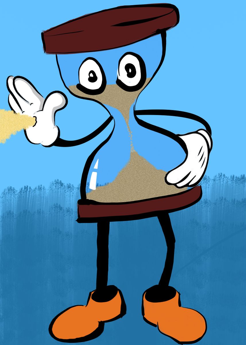 'sandwatch' Poster by Mr nobody | Displate