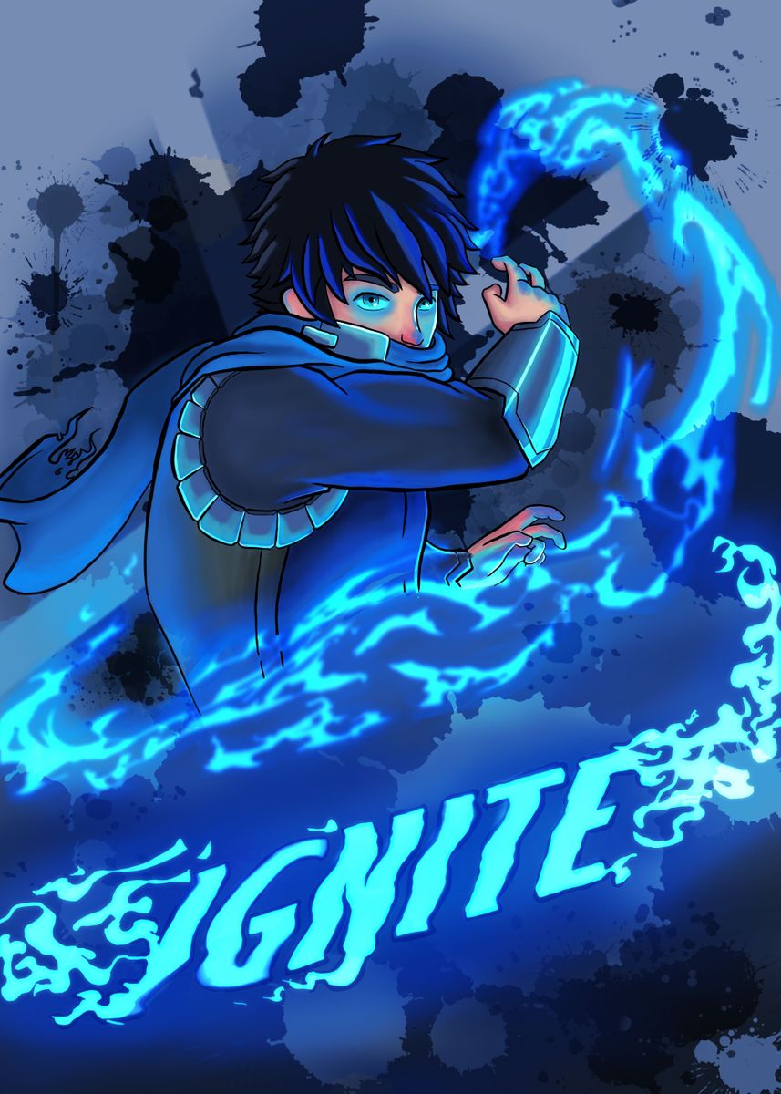 'Ignite Graffiti Portrait' Poster, picture, metal print, paint by Ken ...