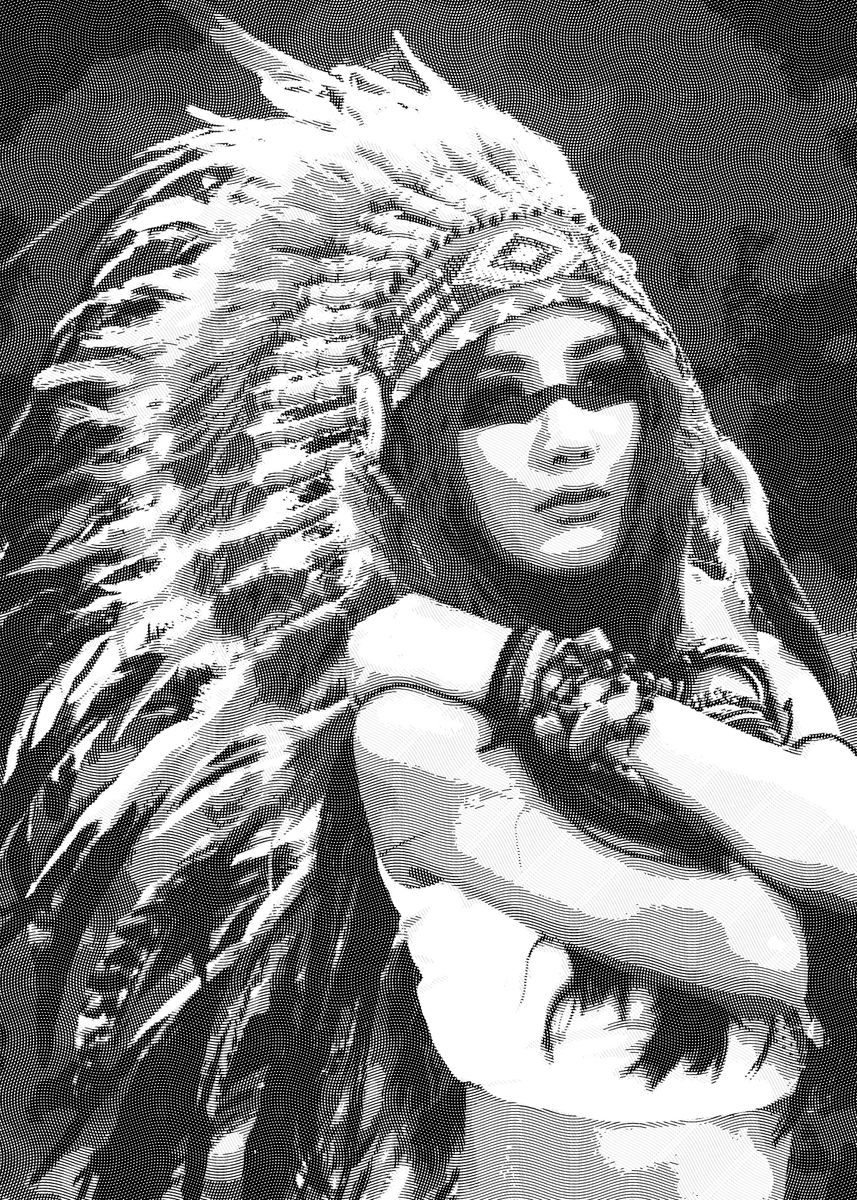 'American Native Girl' Poster by koko koswara | Displate