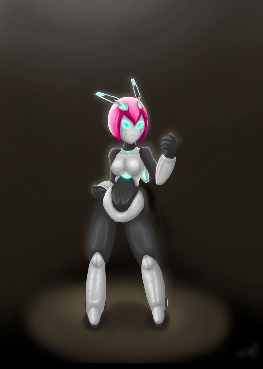 'Piko' Poster, picture, metal print, paint by Yoruowl | Displate