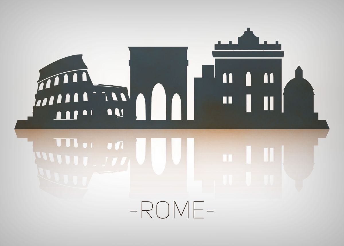 'Rome' Poster by VM Designs | Displate
