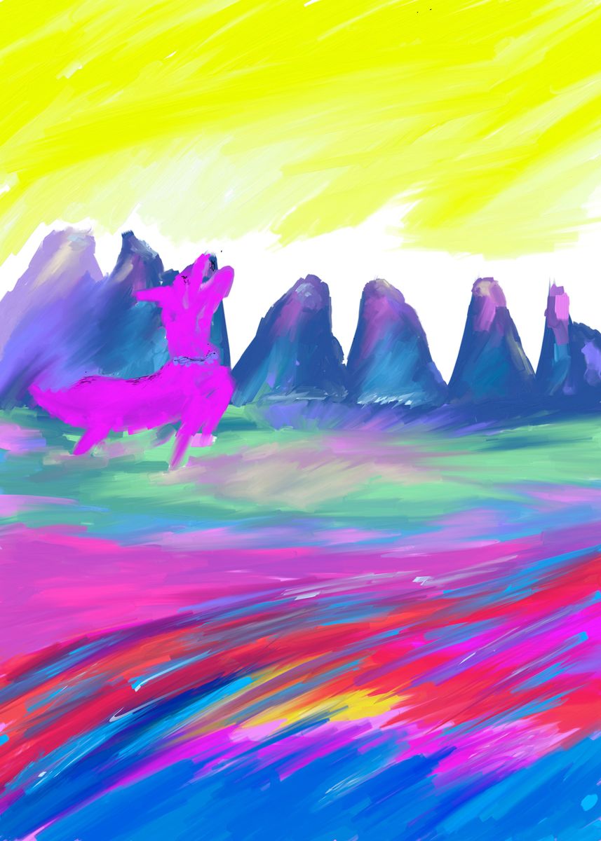 'Exuberance and Defiance' Poster by Austin Sloan | Displate