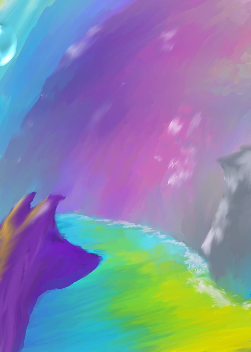 'Forever Alive' Poster, picture, metal print, paint by Austin Sloan ...