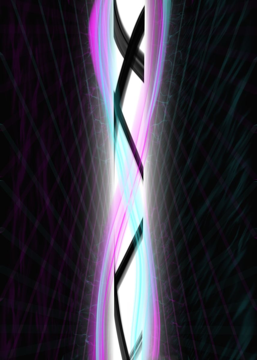 'Grid Transition' Poster, picture, metal print, paint by Drew Widen ...