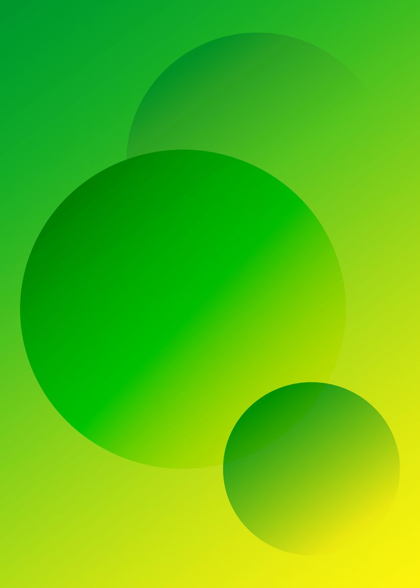 'Circle Gradient Minimal' Poster by Viktor Bobnyev | Displate