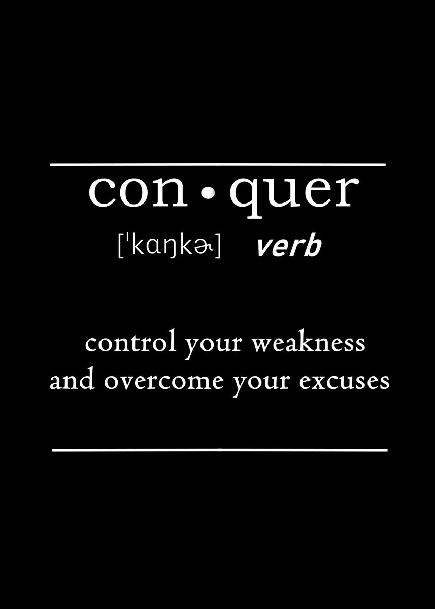 'conquer ' Poster, picture, metal print, paint by BLVCK BLEACH | Displate