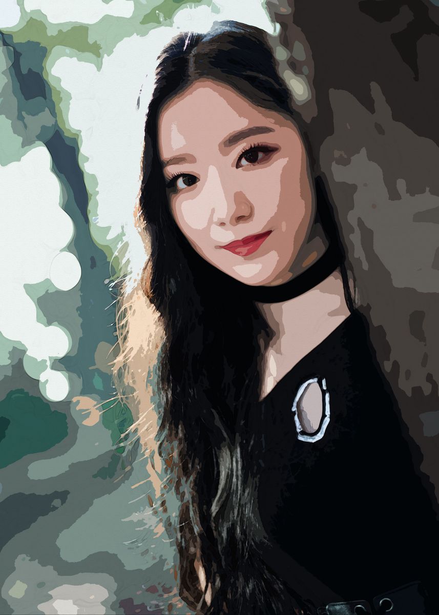 'Shuhua GIDLE' Poster, picture, metal print, paint by Nordbo | Displate