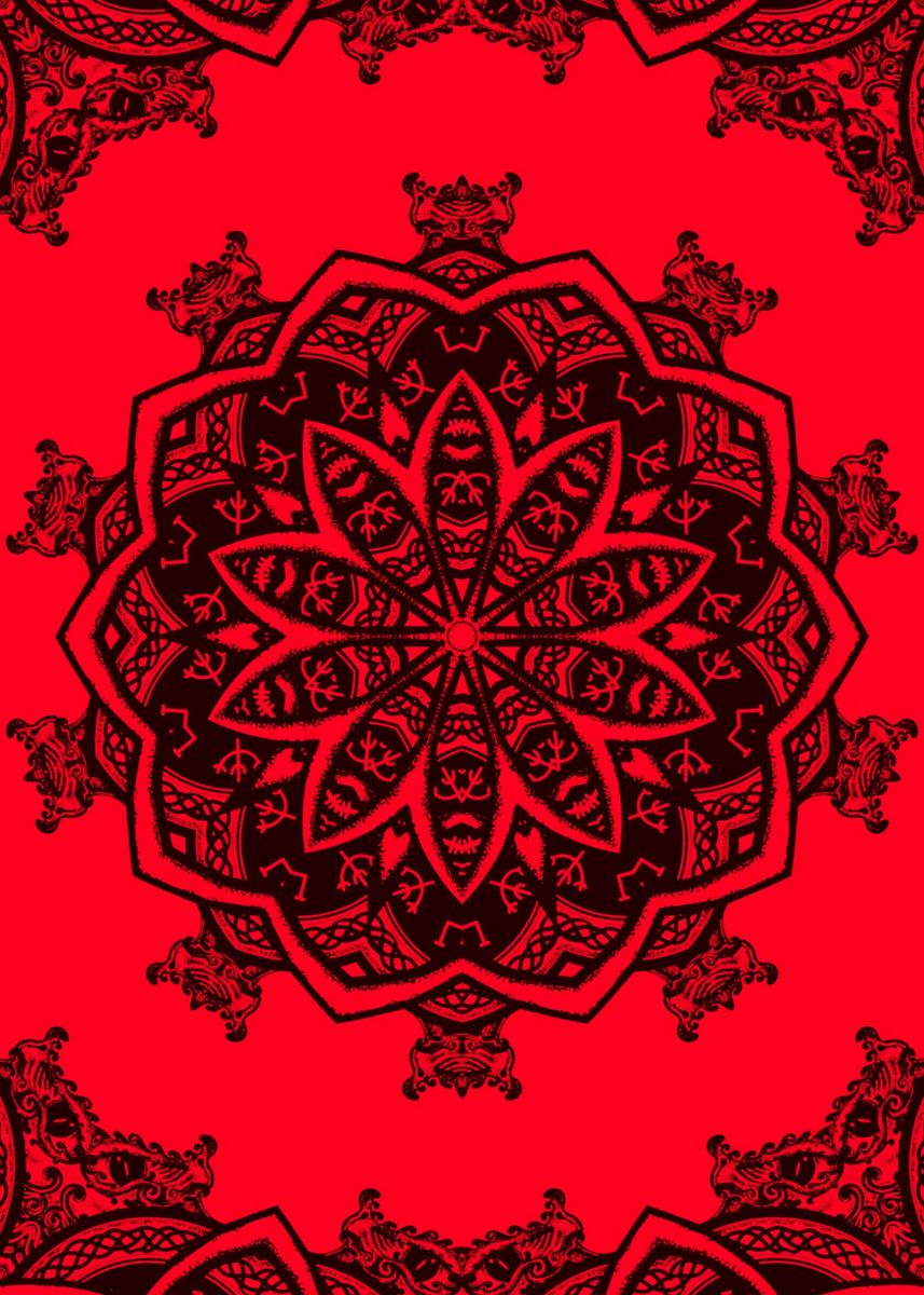 'Deep Decagon Pattern Art ' Poster, picture, metal print, paint by Max ...