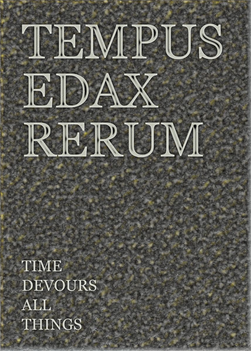 'Time Devours All Things' Poster, picture, metal print, paint by Josh B ...