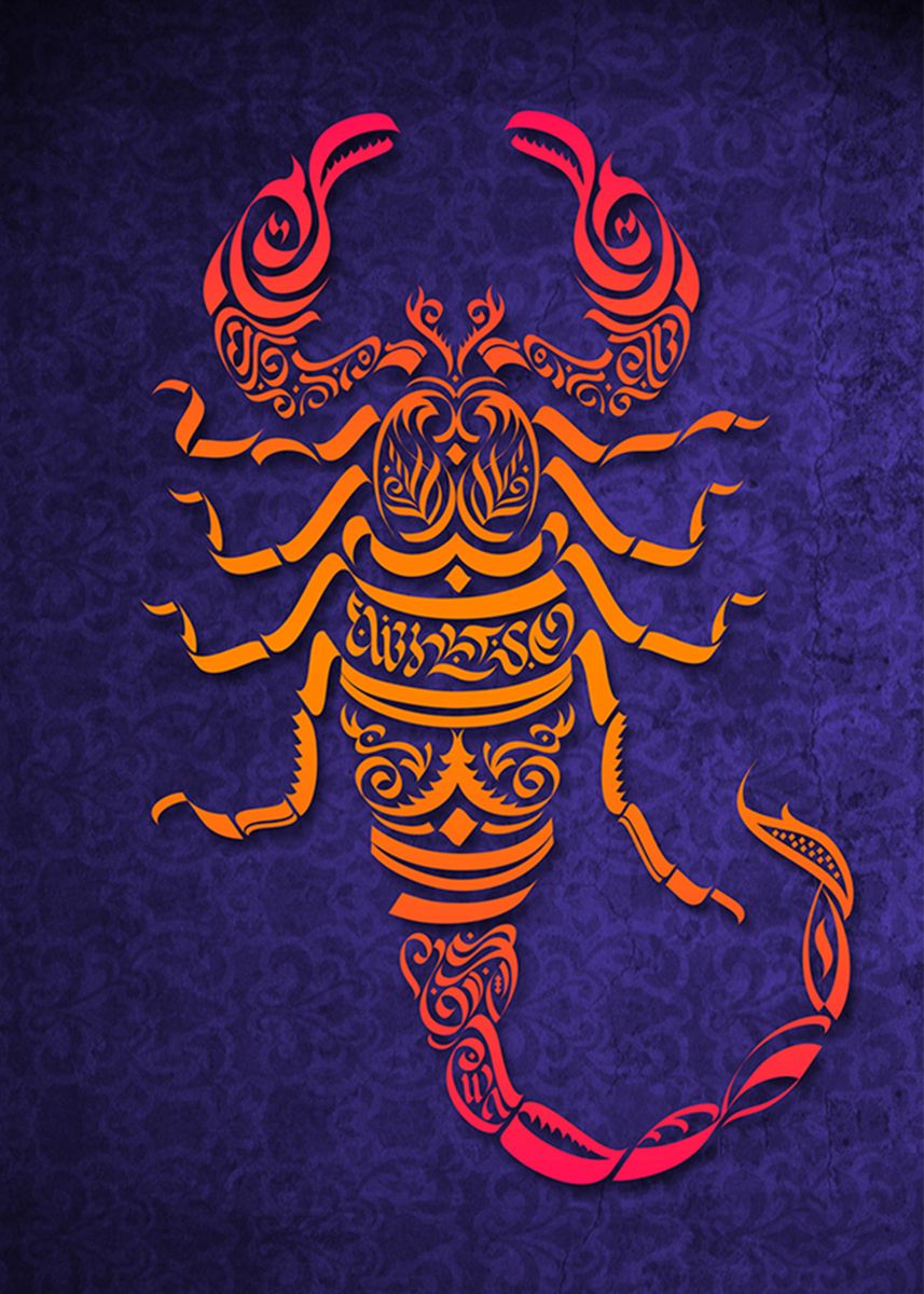 'Scary Scorpion' Poster, picture, metal print, paint by Suyog Dugade ...