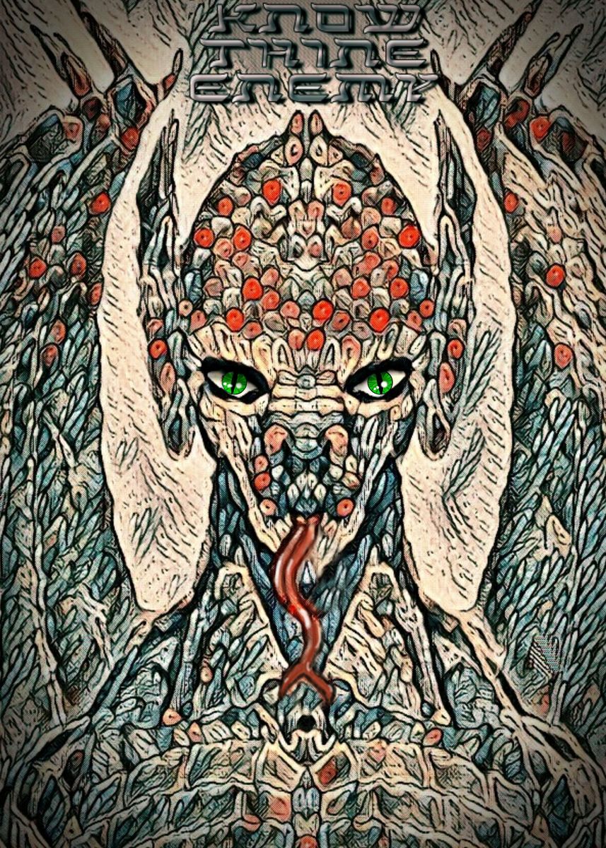 'Know Thine Enemy' Poster, picture, metal print, paint by Xdope | Displate