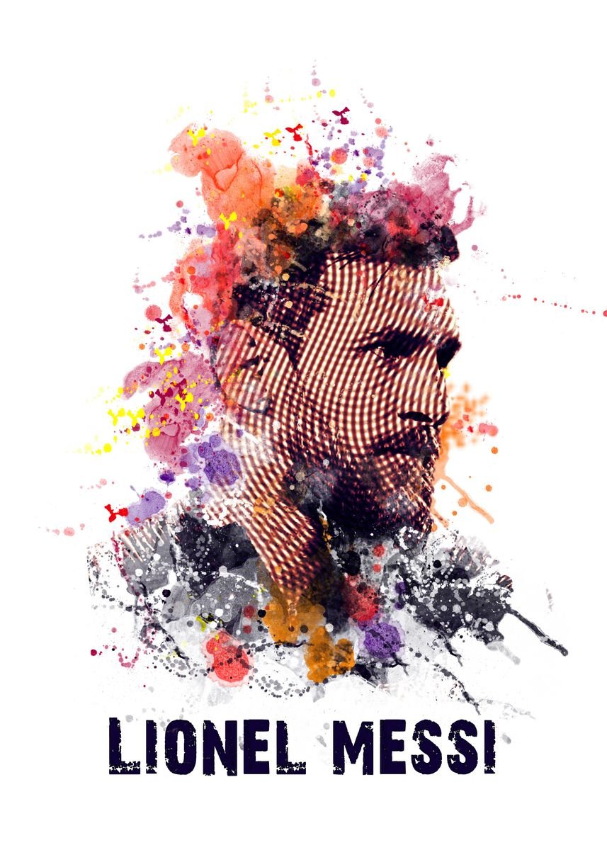 'Lionel Messi ' Poster, picture, metal print, paint by Wpap Malang ...