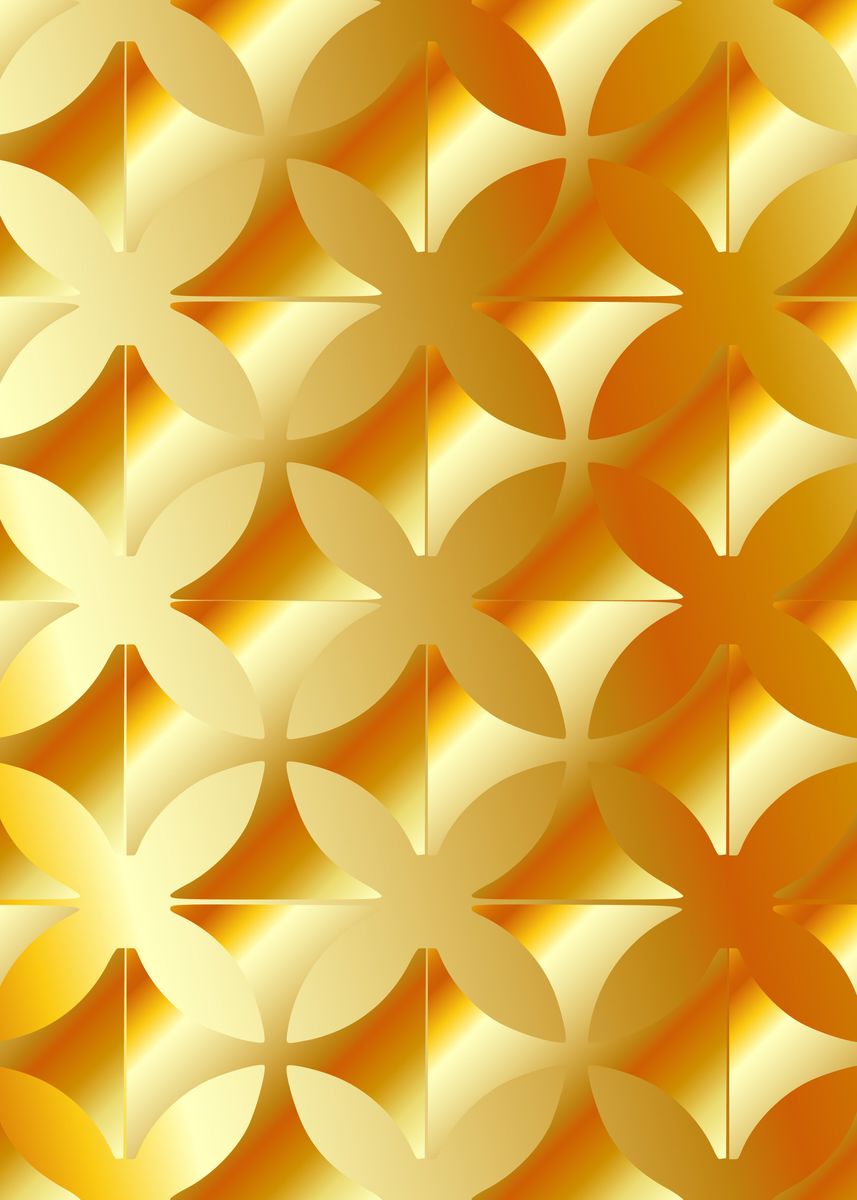 'Abstract vector gold ' Poster, picture, metal print, paint by Shawlin ...