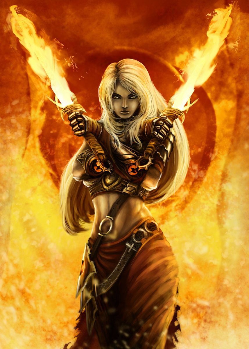 'Kali The Purifier' Poster by Elphie Coyle | Displate