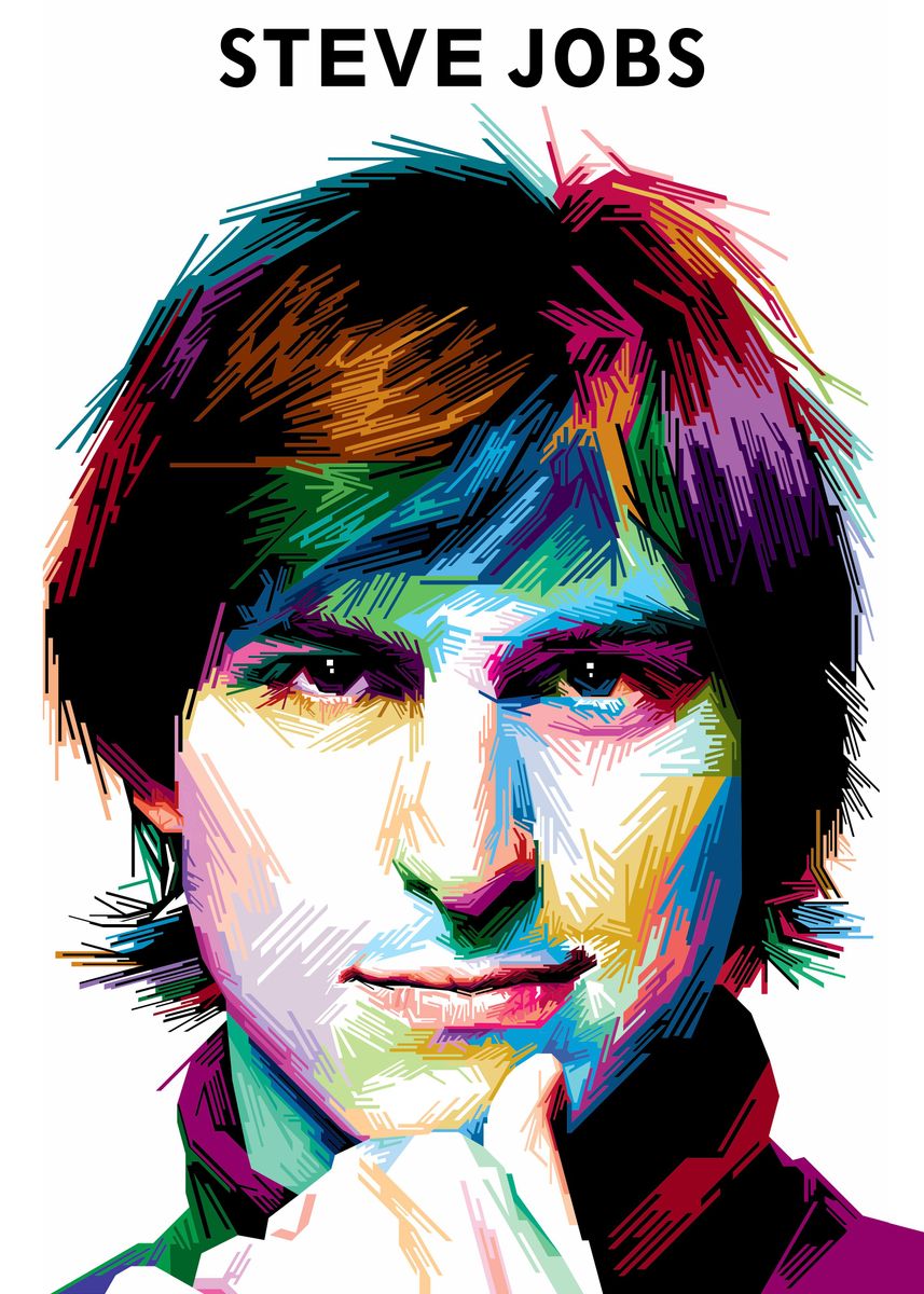 'Steve Jobs' Poster, picture, metal print, paint by Catur Pribadi ...