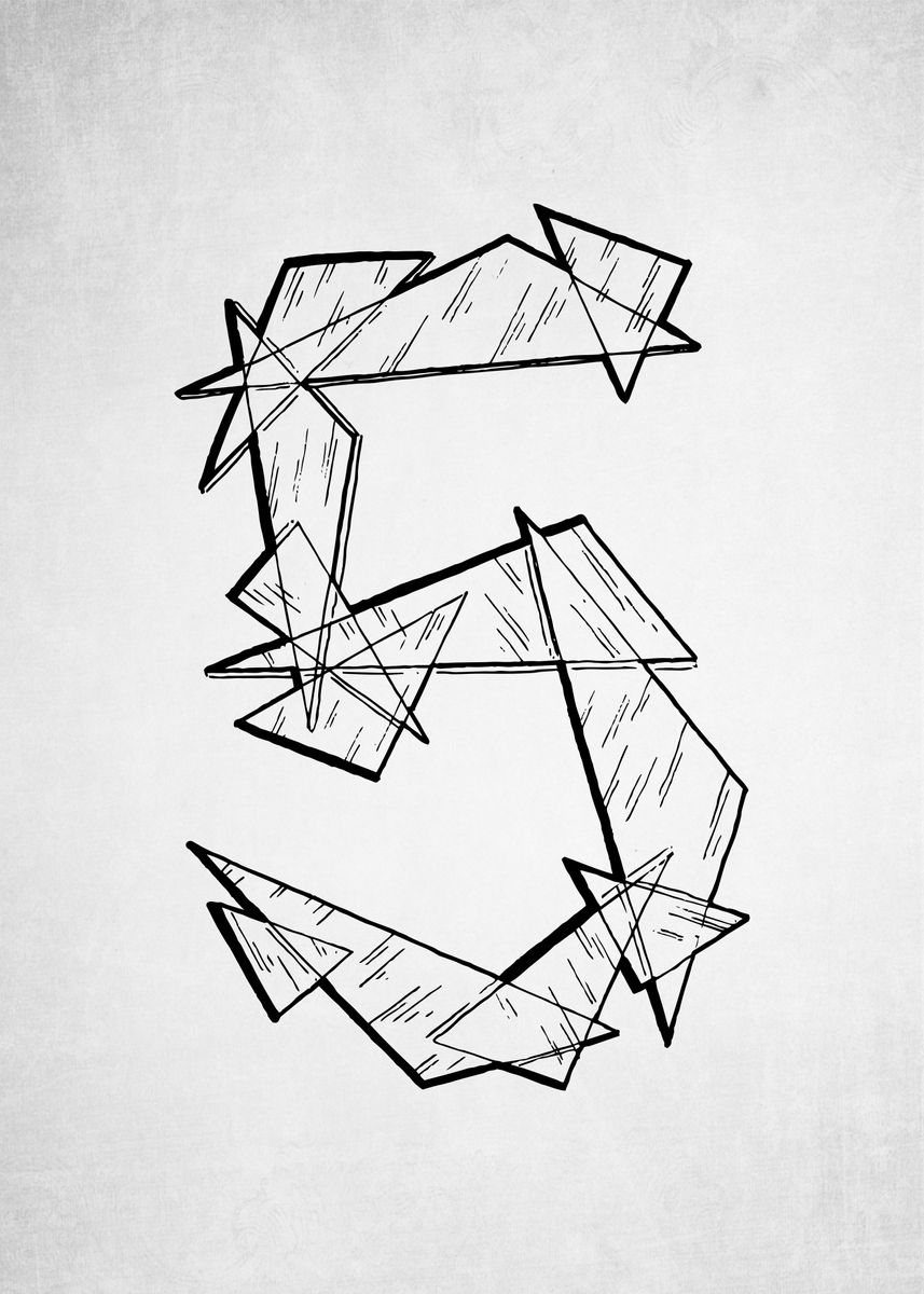 'Fragile Five' Poster, picture, metal print, paint by Kaisa Holsting ...