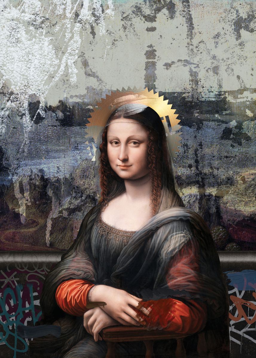 'Gioconda' Poster, picture, metal print, paint by José Luis Guerrero ...